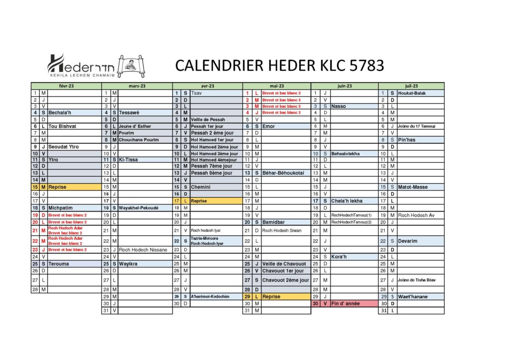 KLC Marseille - Agenda